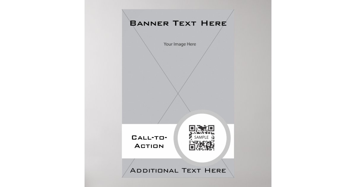 Poster Template Generic 2 | Zazzle