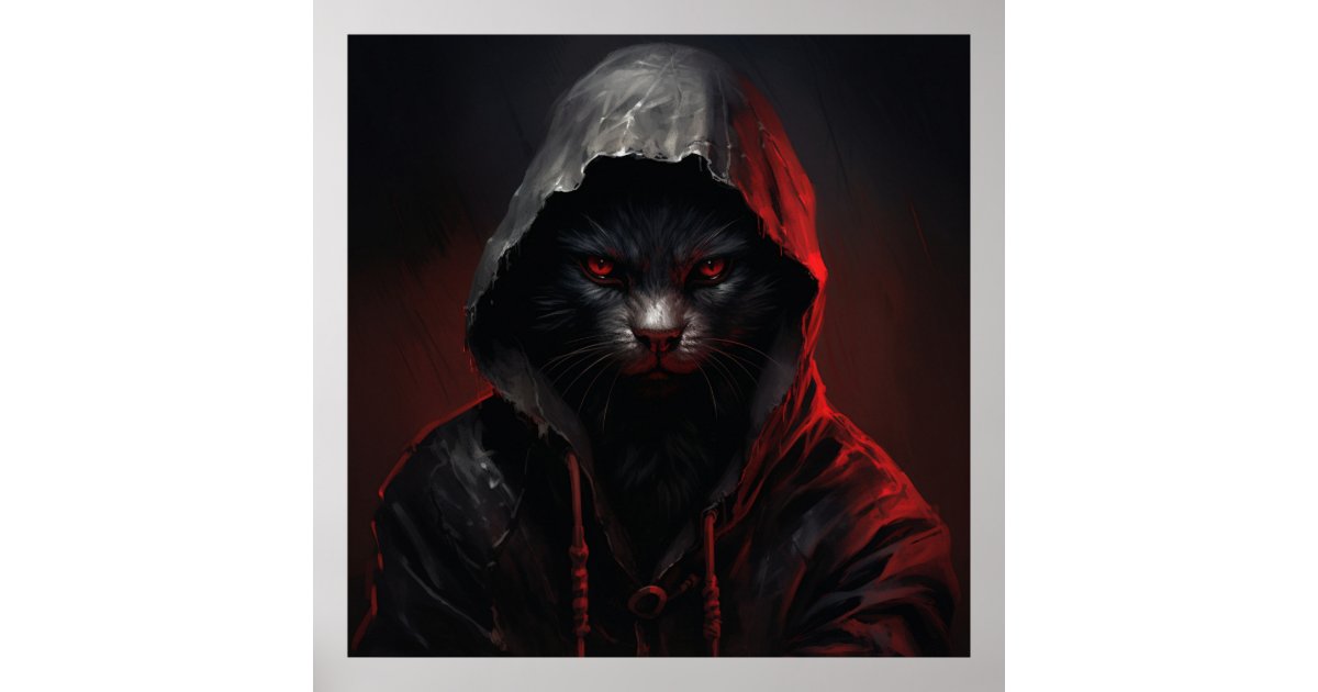 Poster Terrifying Cat Moments | Zazzle