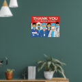 POSTER Thank You to Medical First Responders | Zazzle