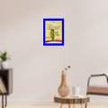 POSTER ~THE CLOWN'S PRAYER OUTLINES PLAYFUL CLOWN! | Zazzle