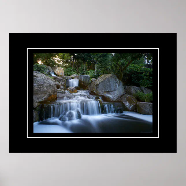 Poster Waterfall Scene | Zazzle