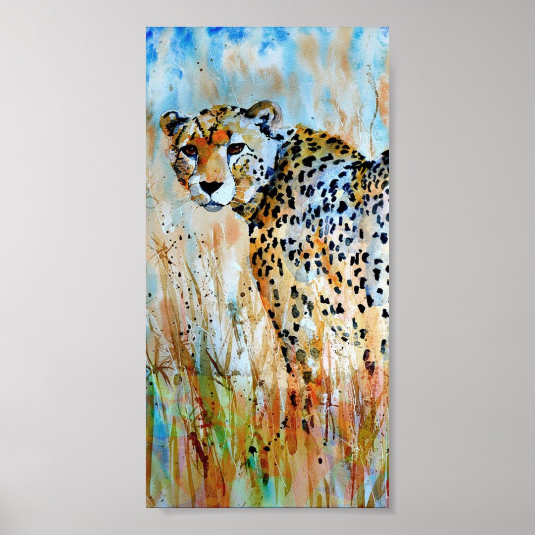 Poster - Wild Cheetah | Zazzle