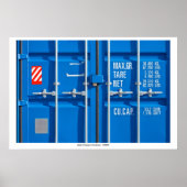 Poster with Transport Container | Zazzle