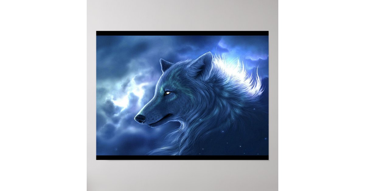 Poster-Wolf Poster | Zazzle