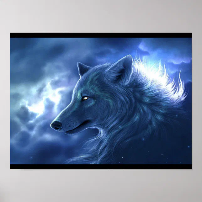 Poster-Wolf Poster | Zazzle