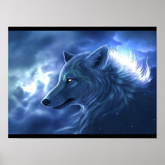 Poster-Wolf Poster | Zazzle.com