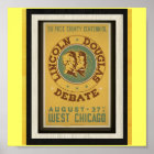 Lincoln-Douglas Debate of 1858 Poster | Zazzle.com