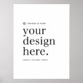 Poster Your Design Upload 18" x 24" Sign | Zazzle