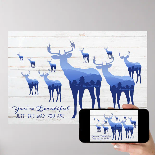 Poster-You're Beautiful Just The Way You Are Poster | Zazzle