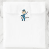Postman Stick Figure Sticker | Zazzle