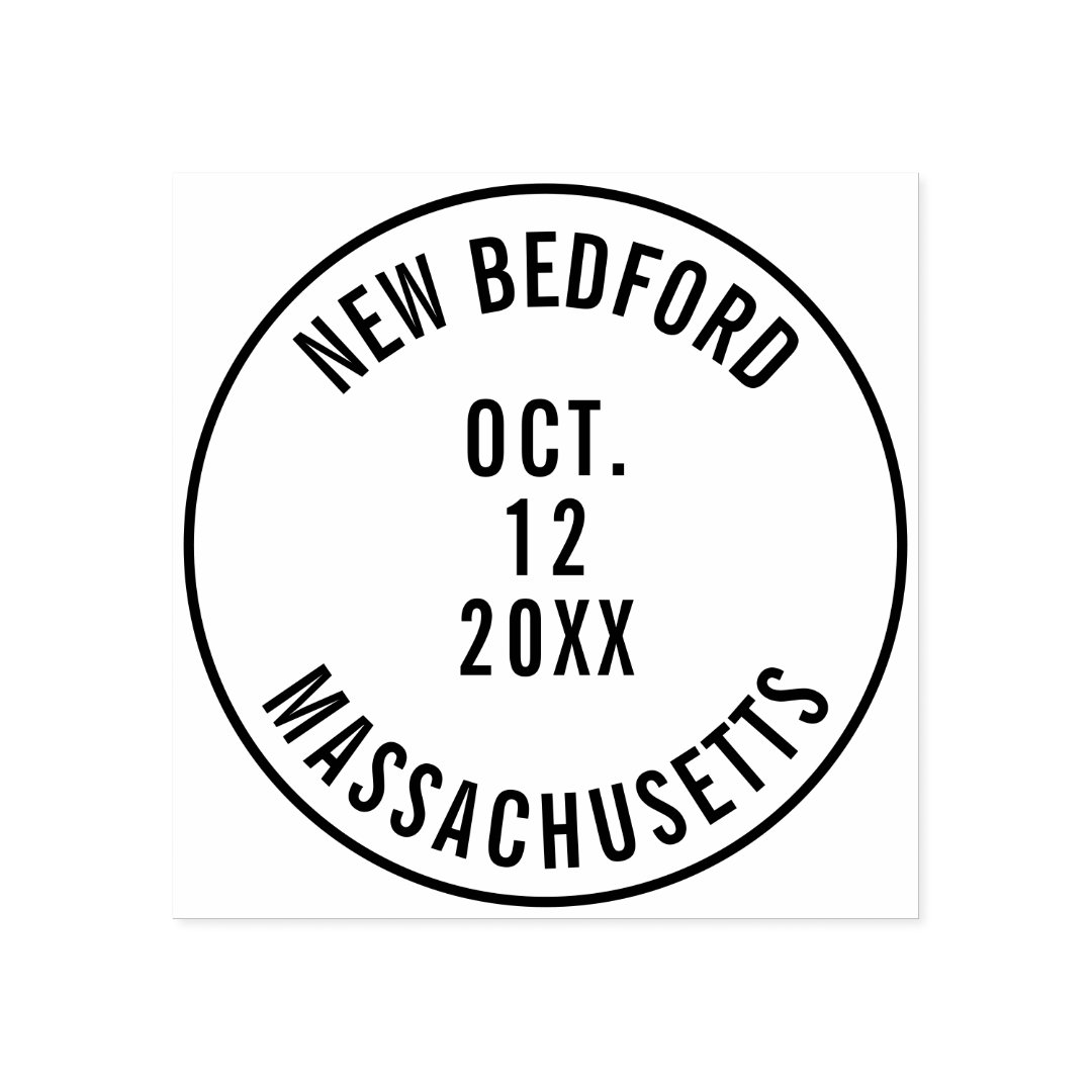 Postmark Create Your Own Rubber Stamp | Zazzle