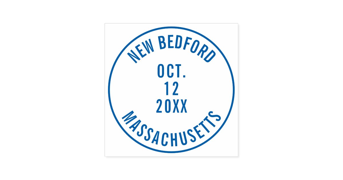 Postmark Create Your Own Self-inking Stamp | Zazzle