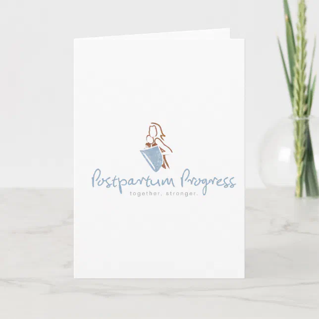 Postpartum Progress® Warrior Mom® Stationery Thank You Card | Zazzle
