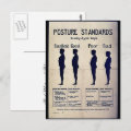 Posture Standards Postcard | Zazzle