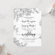 Posy of Roses Rustic Calligraphy Wedding Invitation | Zazzle
