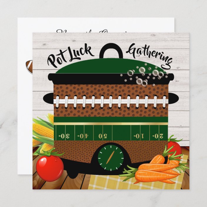 Pot Luck Invitation | Zazzle.com
