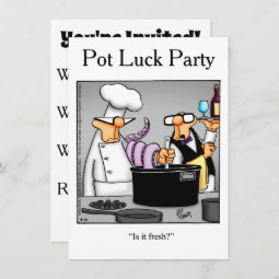 Pot Luck Party Invitations | Zazzle