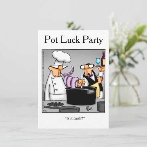 Pot Luck Party Invitations | Zazzle