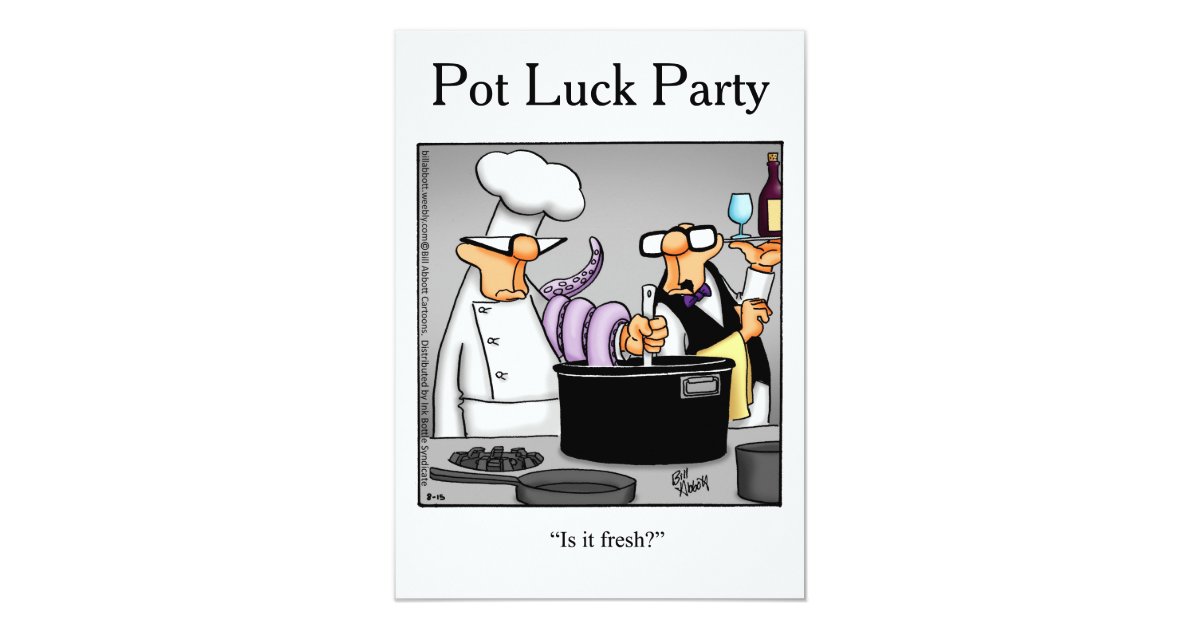 Pot Luck Party Invitations | Zazzle.com