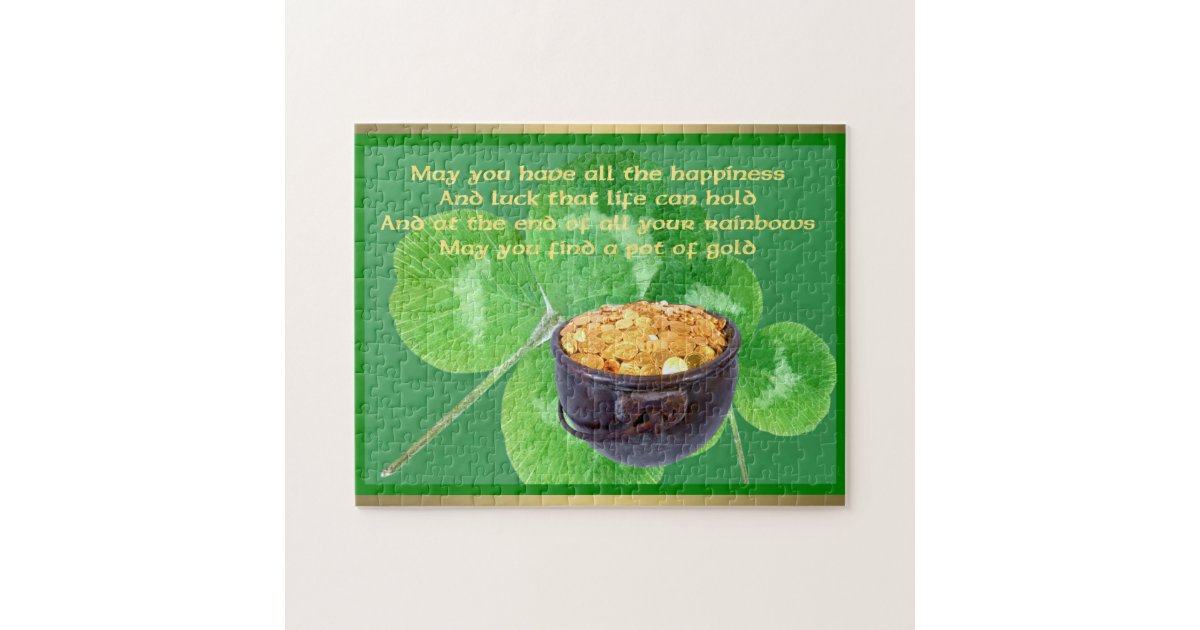 Pot of Gold Jigsaw Puzzle | Zazzle