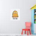 Pota-toes Cute Potato With Toes Pun Poster | Zazzle