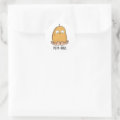 Pota-toes Funny Potato With Toes Pun Classic Round Sticker | Zazzle
