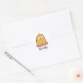 Pota-toes Funny Potato With Toes Pun Classic Round Sticker | Zazzle