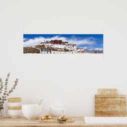 Potala palace in Lhasa - Tibet Poster | Zazzle