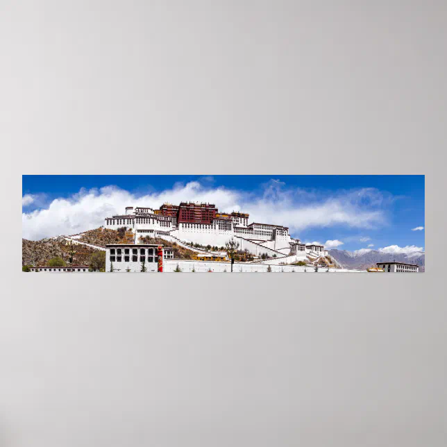 Potala palace in Lhasa - Tibet Poster | Zazzle