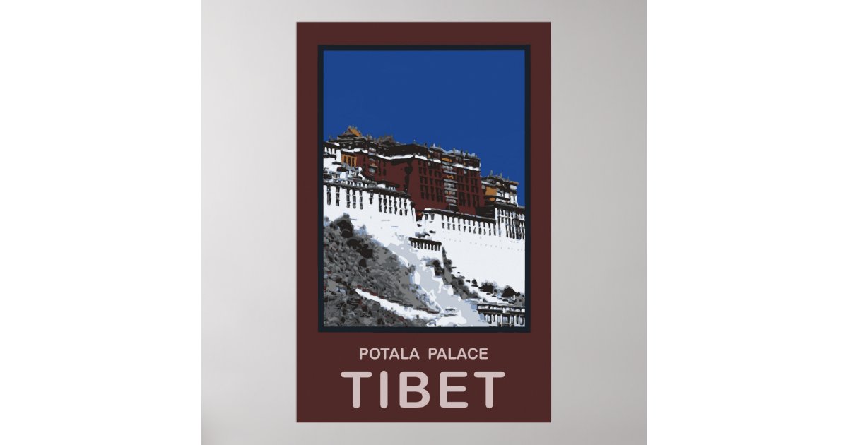 Potala Palace Lhasa Tibet Poster | Zazzle