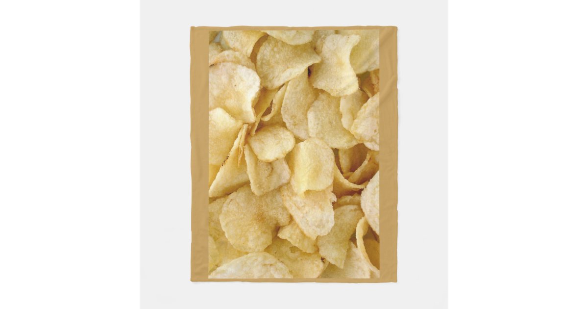 Potato Chip Cozy Blanket | Zazzle