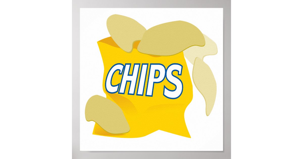 potato chips poster | Zazzle