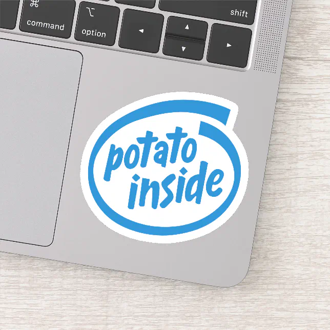 Potato Inside Sticker | Zazzle