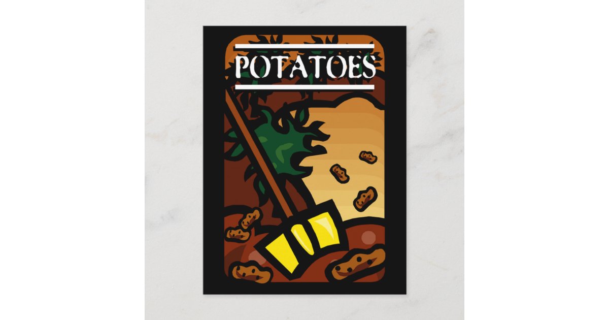 Potatoes Postcard | Zazzle