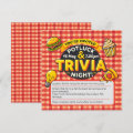 Potluck and Trivia night invite byo pot luck | Zazzle
