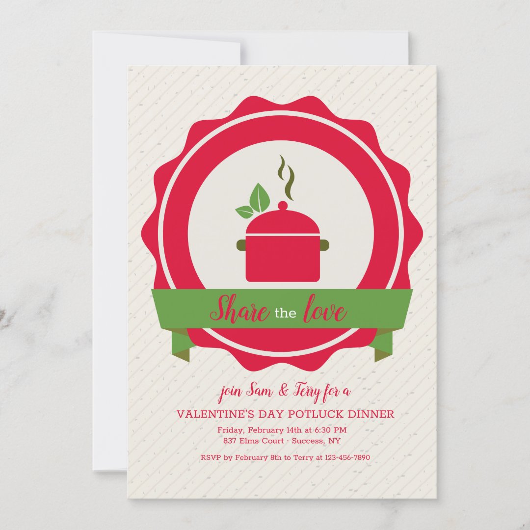 Potluck Dinner Invitation | Zazzle