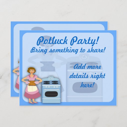 Potluck Party Invitation | Zazzle