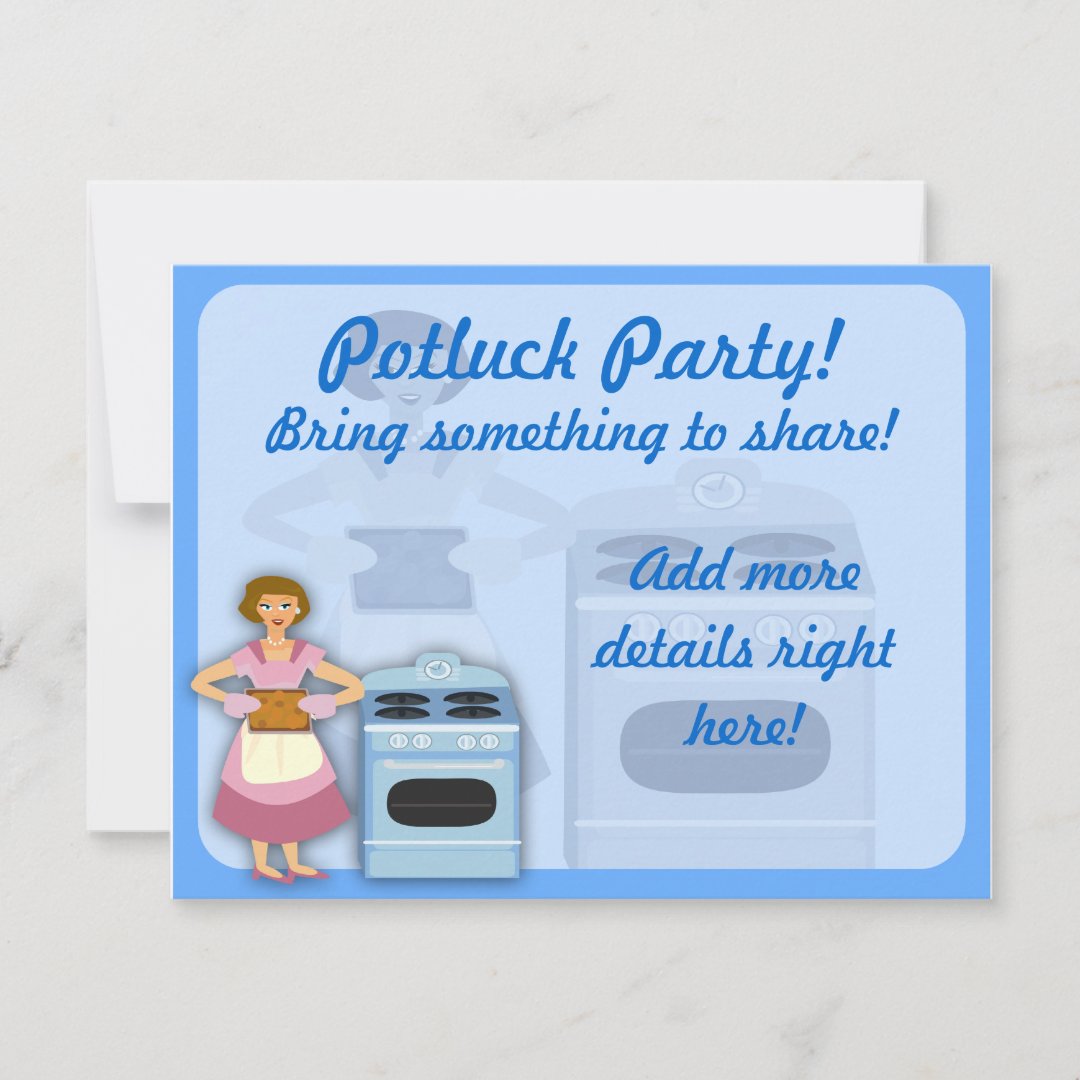 Potluck Party Invitation | Zazzle