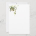 Potted plants display thank you card | Zazzle