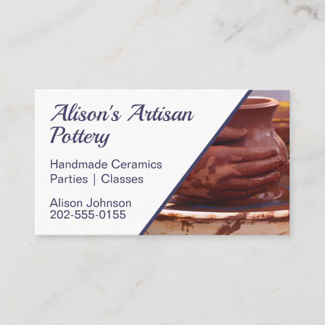Pottery Business Card | Zazzle