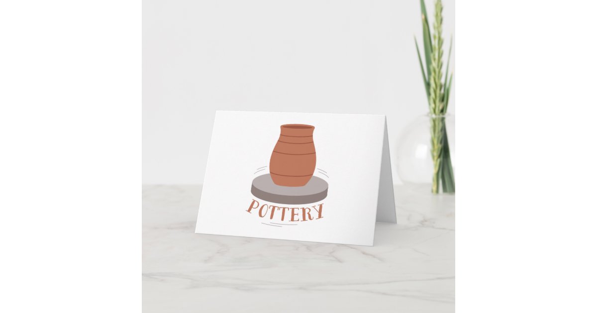 Pottery Card | Zazzle