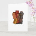 Pottery ceramics art appreciation greeting card | Zazzle