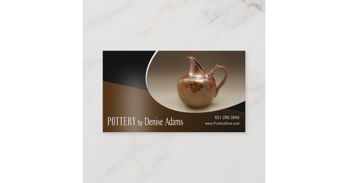 "Pottery Designer II" - Ceramics Business Card | Zazzle