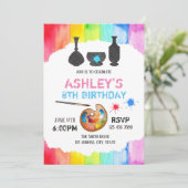 Pottery painting invitation | Zazzle
