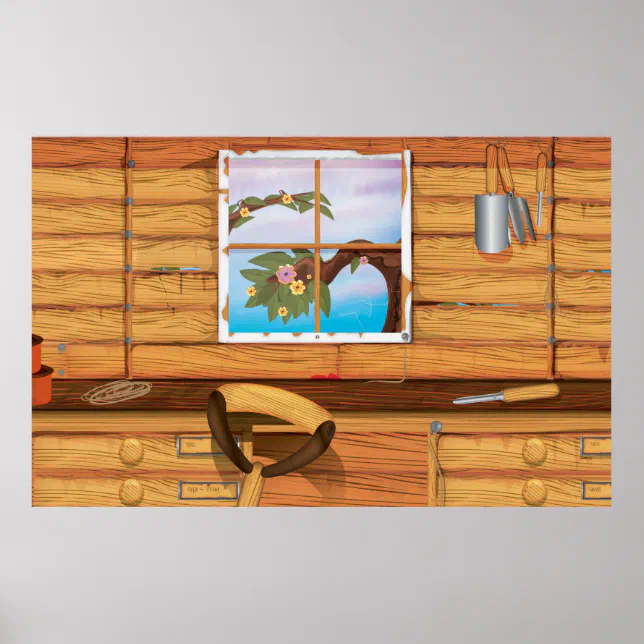 Potting Shed Poster | Zazzle