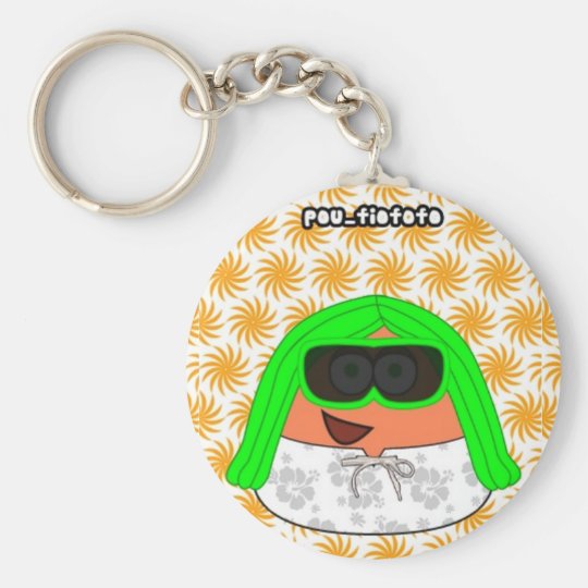 Pou Fiofofo Keychain | Zazzle.com
