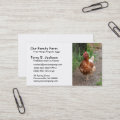 Poultry Farm Business Card | Zazzle