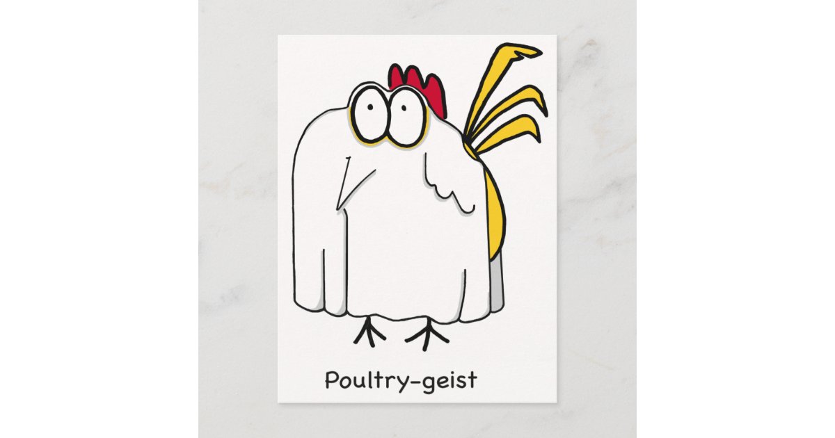 Poultry-geist Postcard | Zazzle