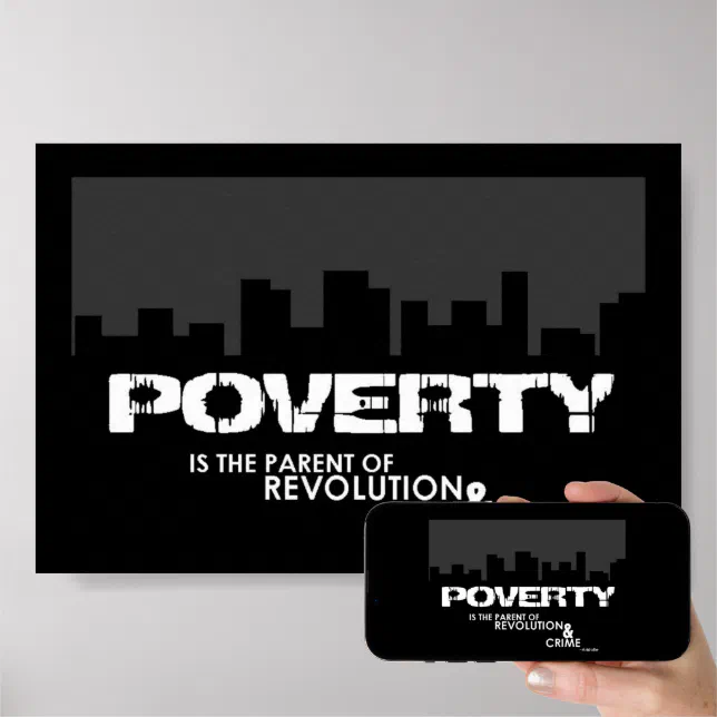 Poverty Poster | Zazzle
