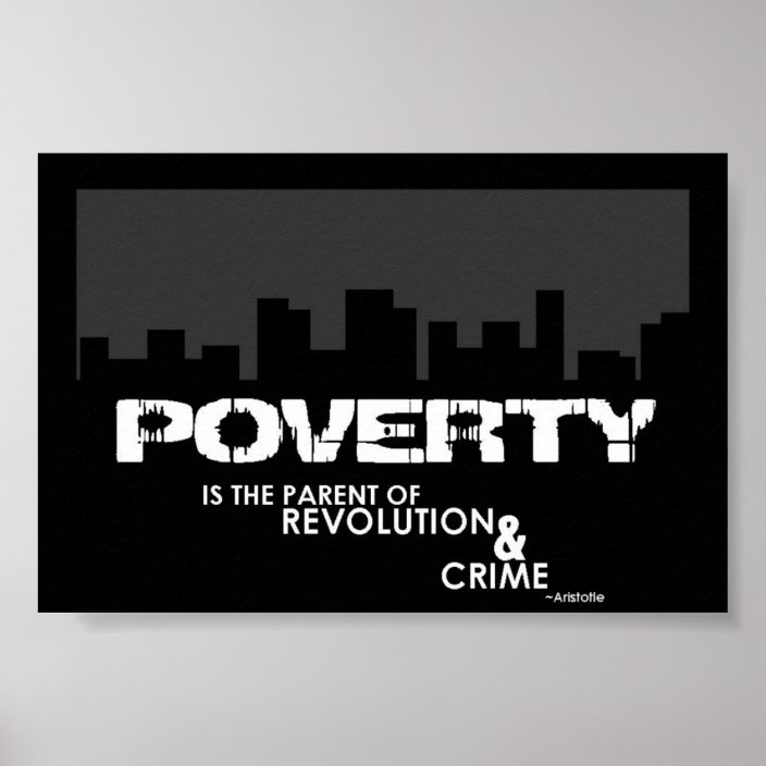 Poverty Poster | Zazzle.com